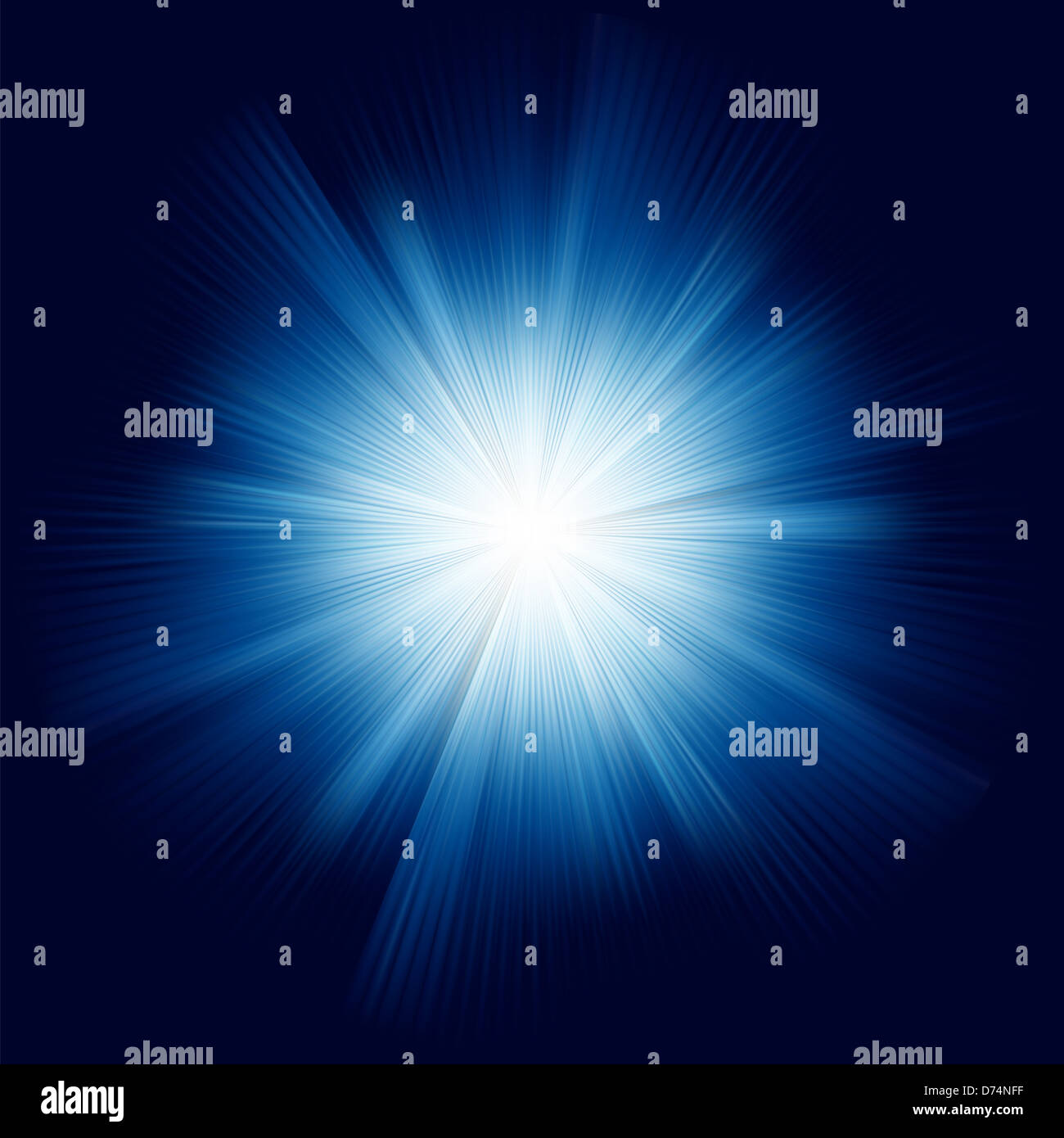 A Blue color design with a burst Stock Photo - Alamy