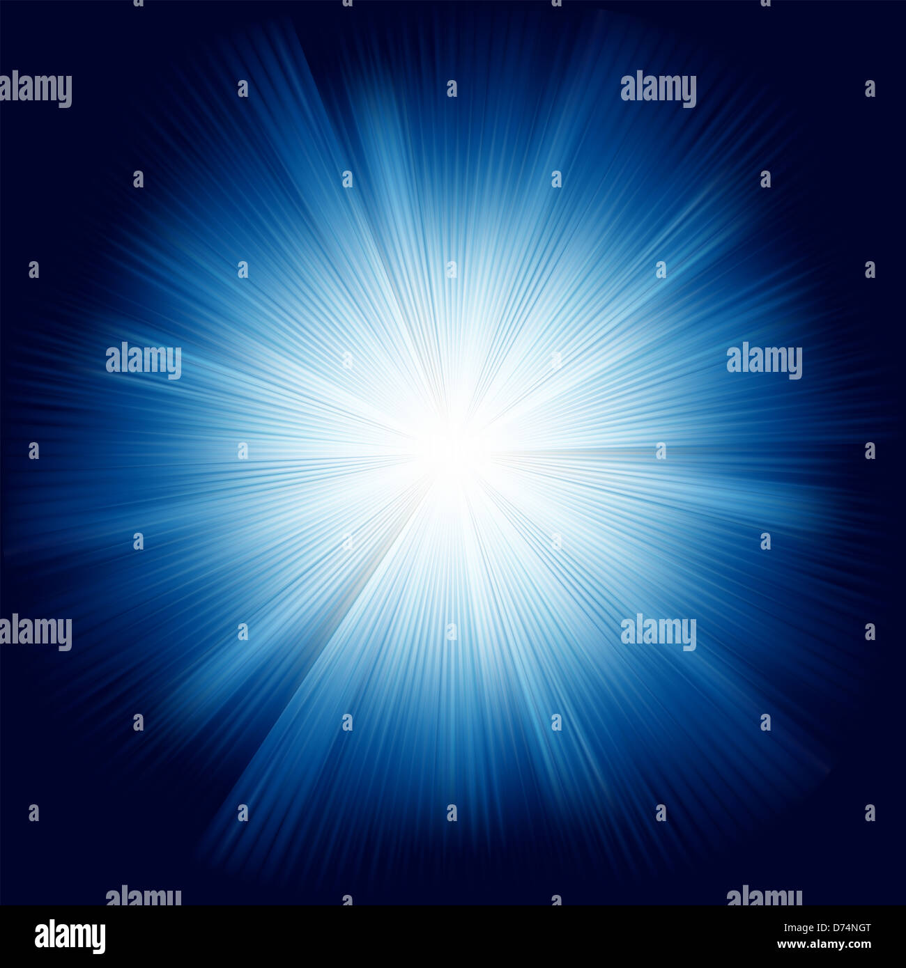 A Blue color design with a burst Stock Photo - Alamy