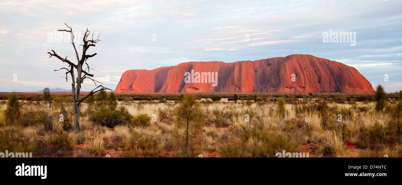 Uluru - Ayers Rock. Aboriginal sacred place. UNESO world heritage ...