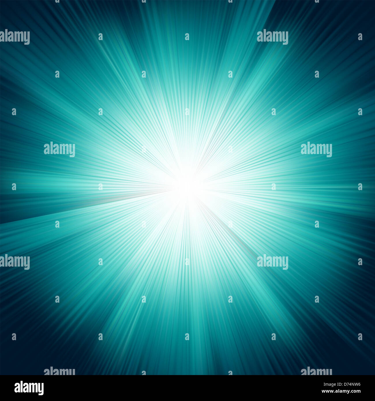 A Blue color design with a burst Stock Photo - Alamy