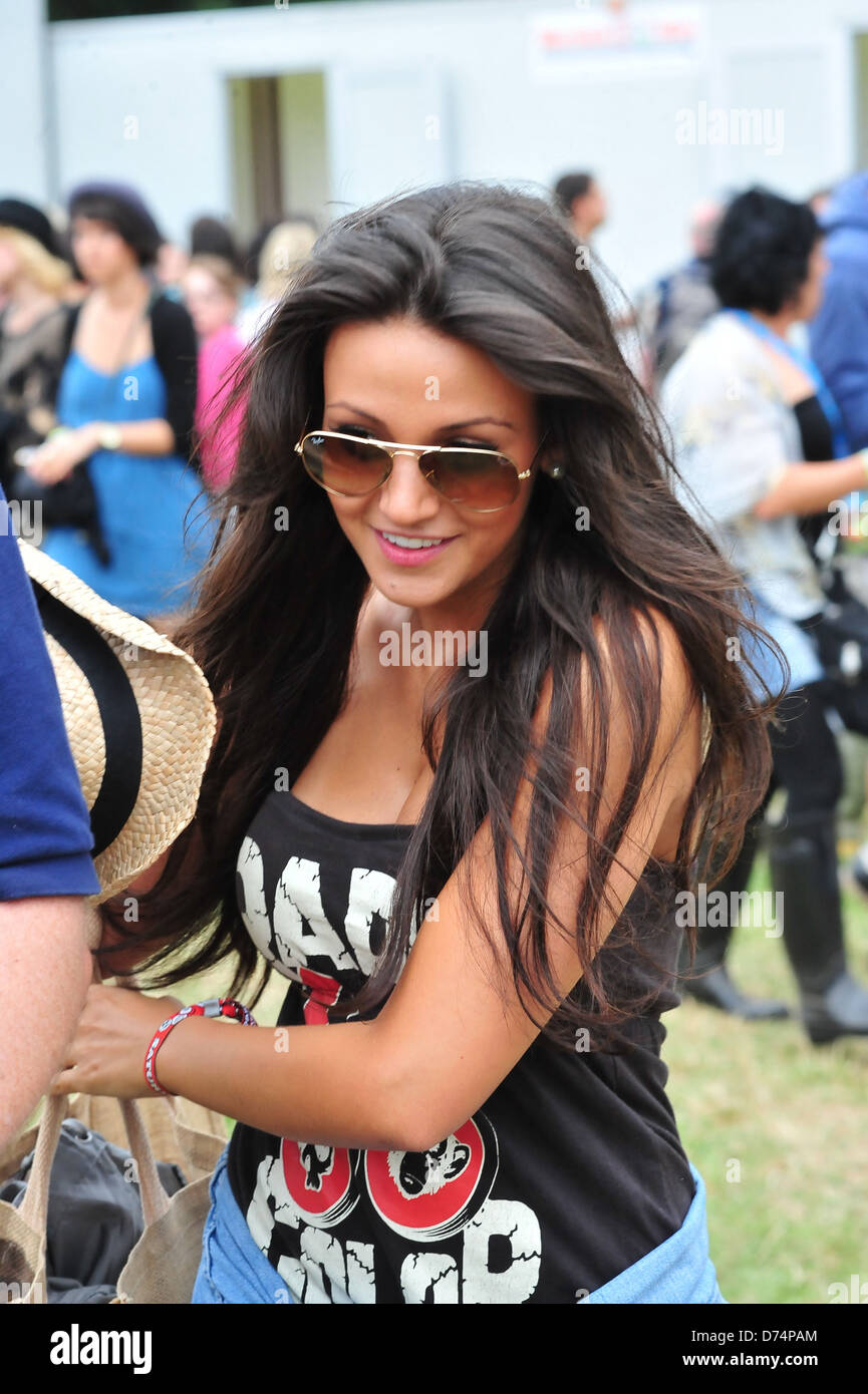 Michelle Keegan V festival at Weston Park - Day One Staffordshire ...