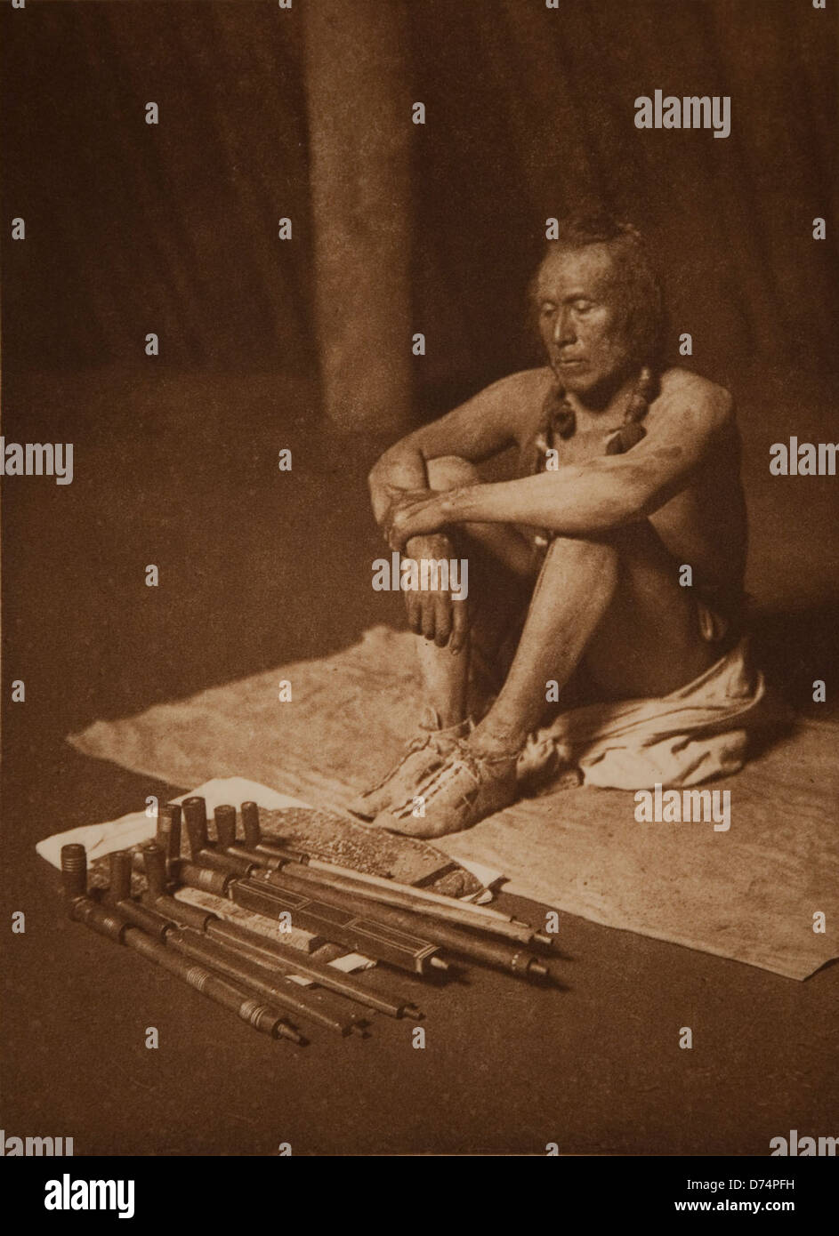 An image from the Arikara tribe’s Medicine Lodge, showcasing their ...