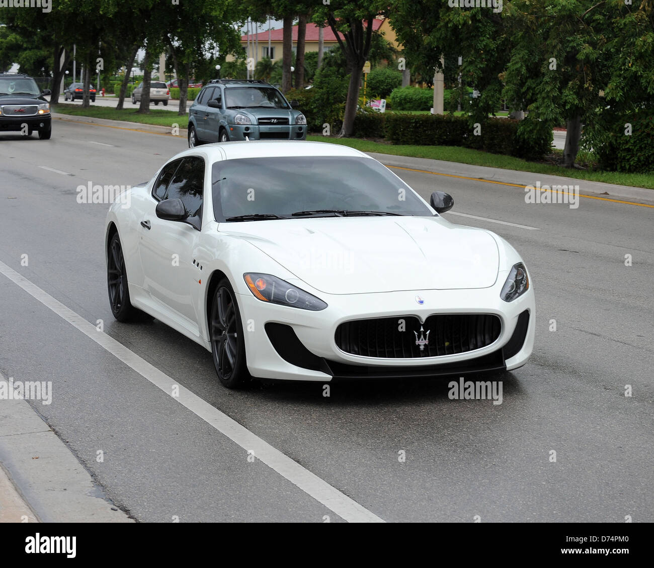 Steve Martorano receives a delivery of his new Maserati Granturismo MC ...