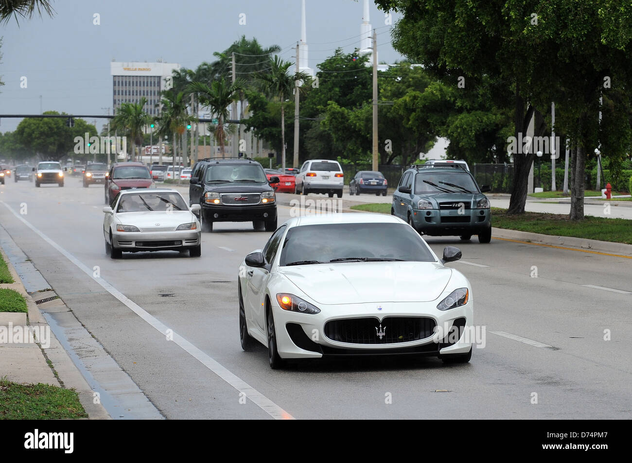 Steve Martorano receives a delivery of his new Maserati Granturismo MC ...