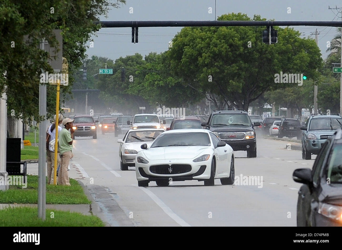 Steve Martorano receives a delivery of his new Maserati Granturismo MC ...