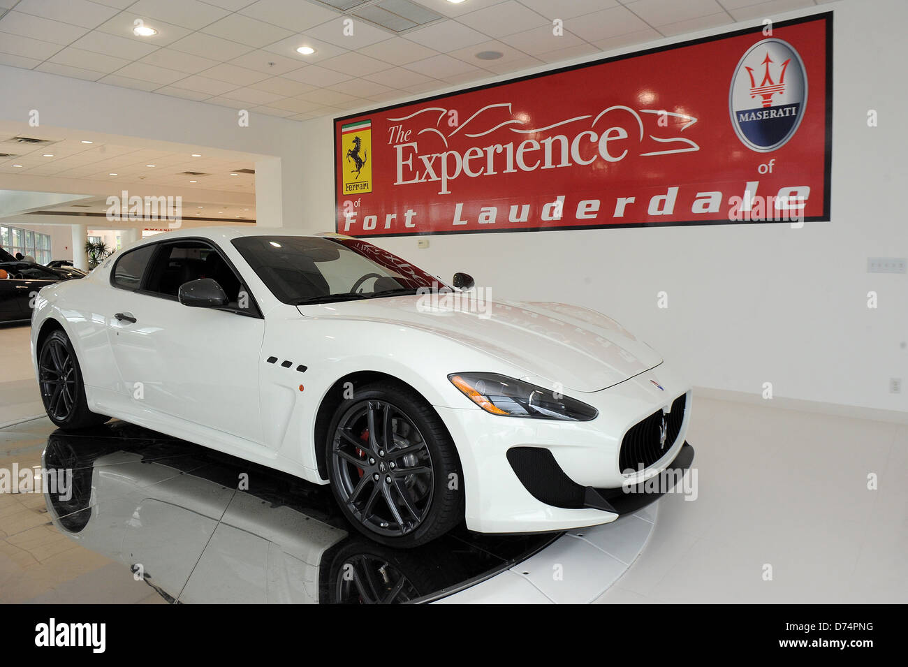 Steve Martorano receives a delivery of his new Maserati Granturismo MC ...