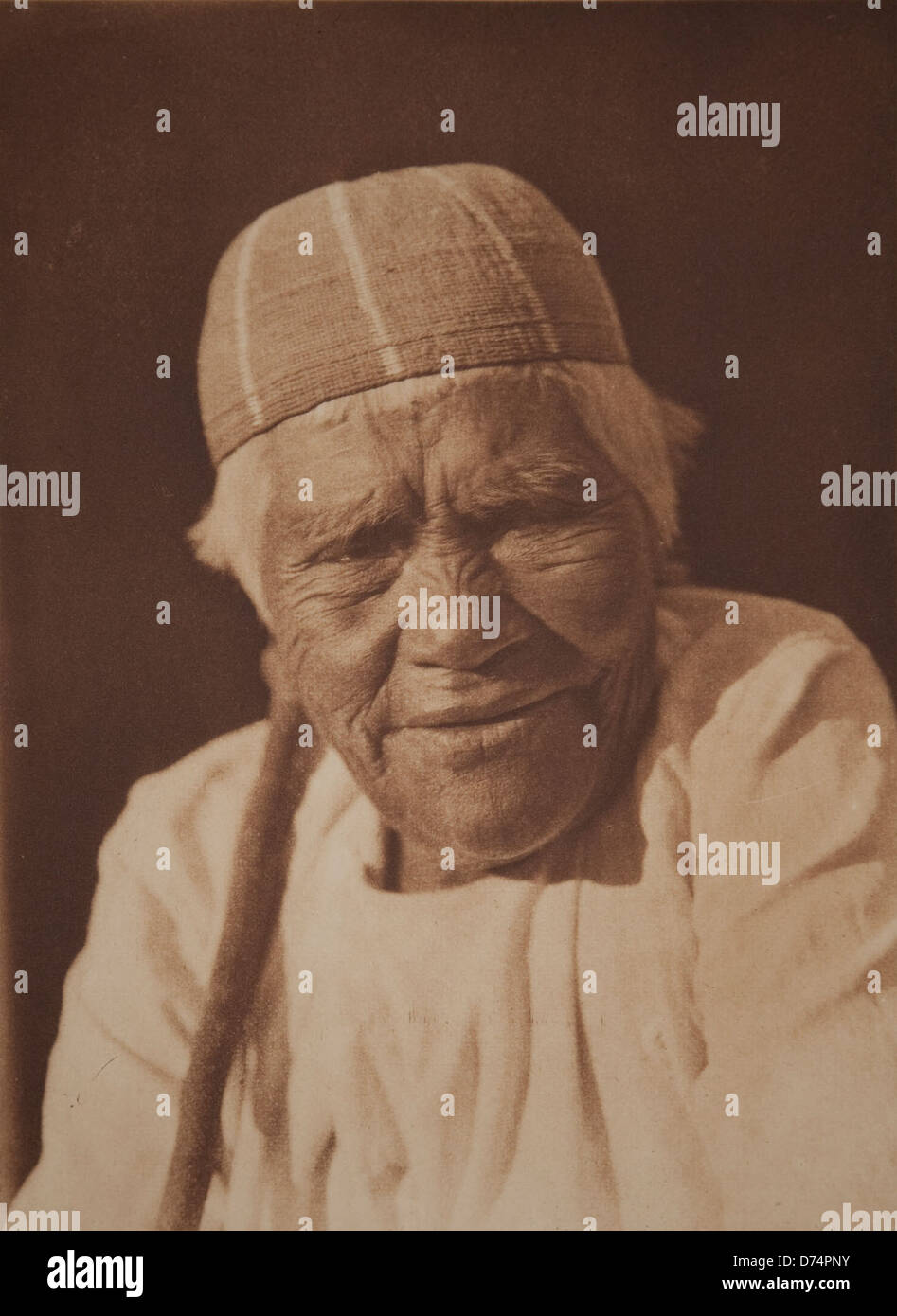 A photograph depicting a Yurok widow, showcasing indigenous Native ...
