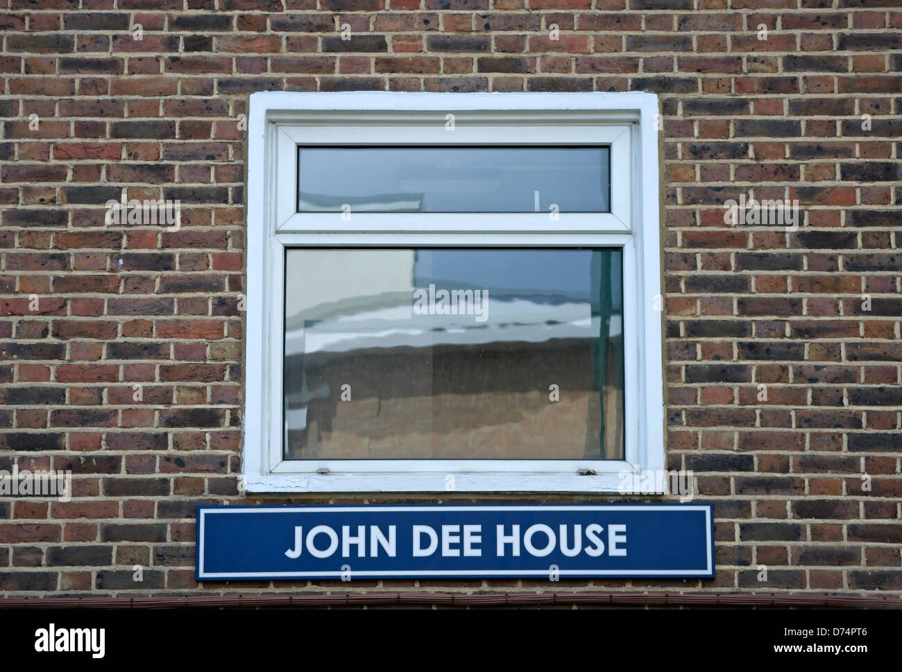 sign for john dee house, named after the influential 16th century ...