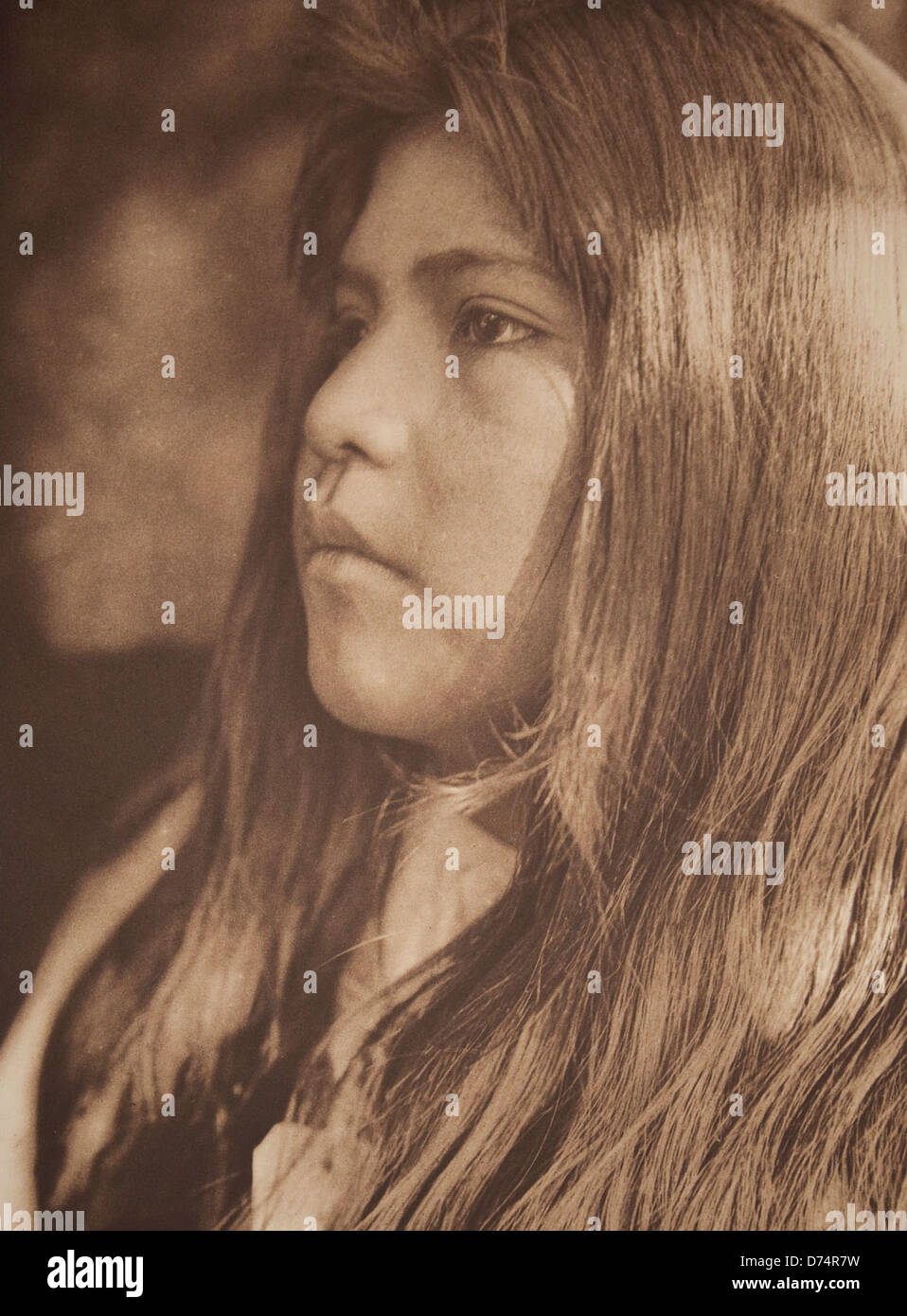 A Coast Pomo Girl Stock Photo - Alamy