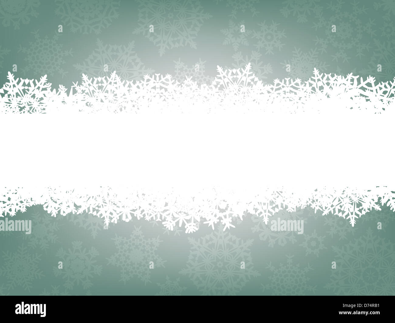 Winter background with many different falling stylish snowflakes Stock ...