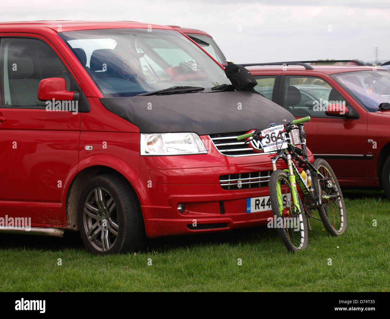 VW van and mountain bike Stock Photo - Alamy