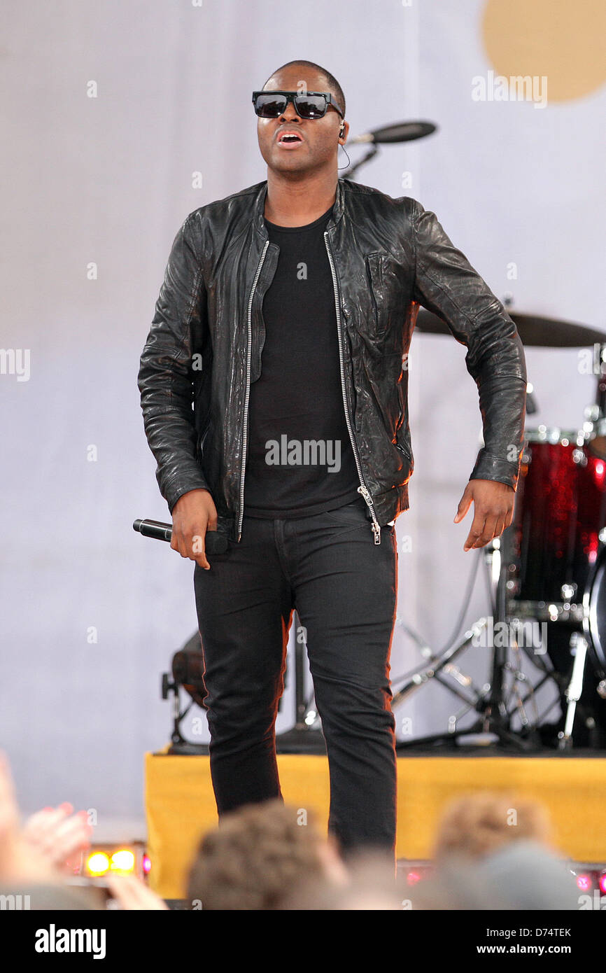 Taio Cruz performs on ABC's 'Good Morning America' as part of their ...