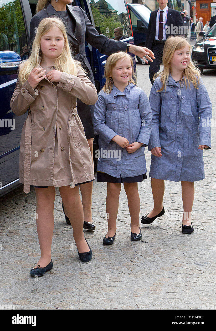 Dutch Princess Amalia (L), Princess Alexia (R) and Princess Ariane ...