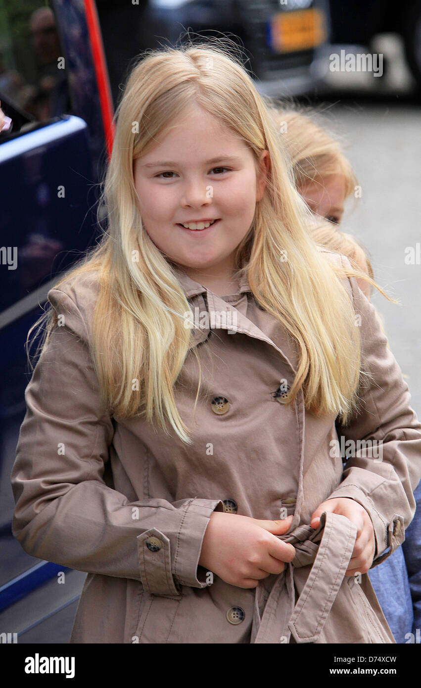 Dutch Princess Amalia arrives for a rehearsal for the upcoming ...