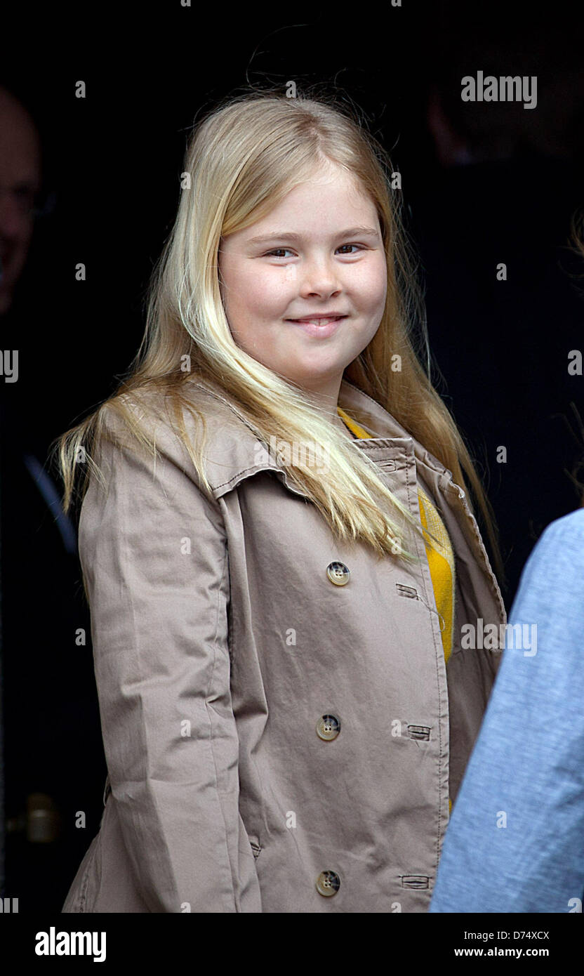 Dutch Princess Amalia arrives for a rehearsal for the upcoming ...