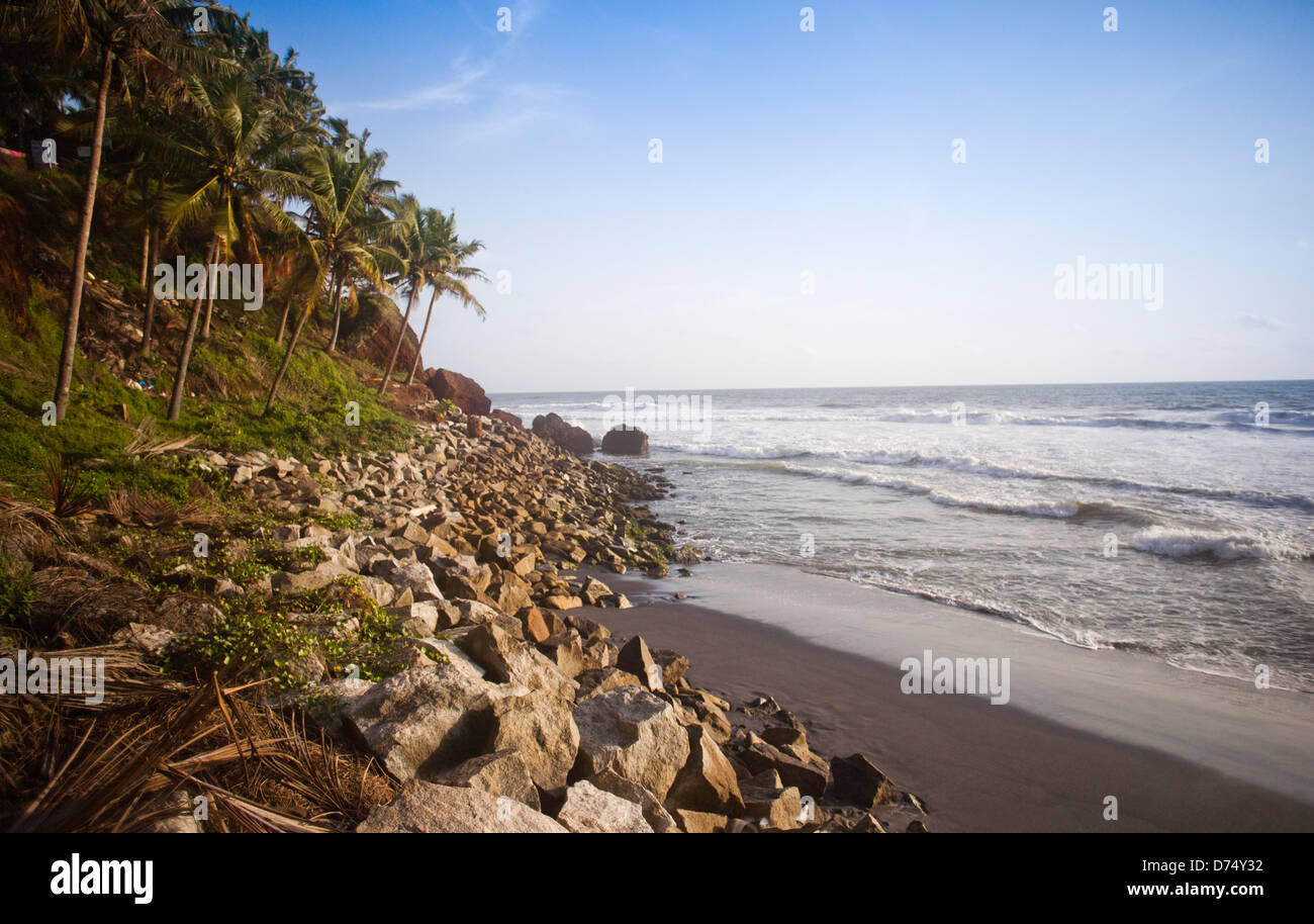 Surf on the beach, Varkala, Kerala, India Stock Photo - Alamy