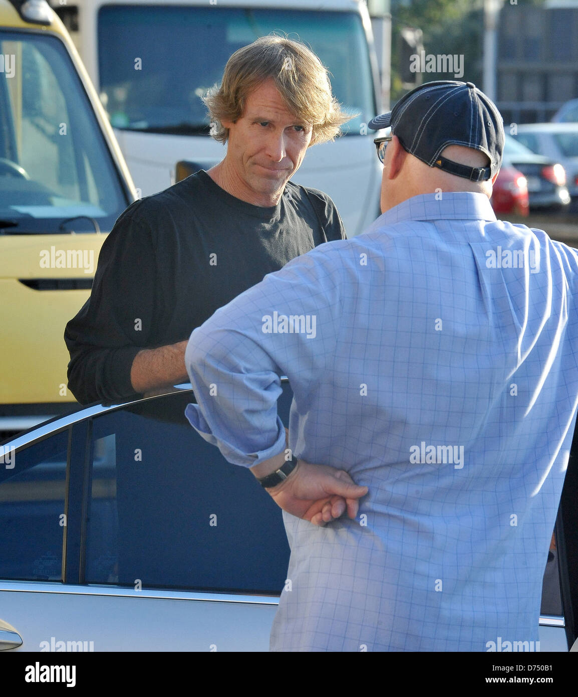 Director Michael Bay on the set of a Victoria's Secret commercial ...