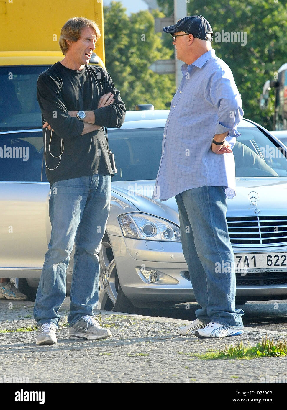 Director Michael Bay on the set of a Victoria's Secret commercial ...