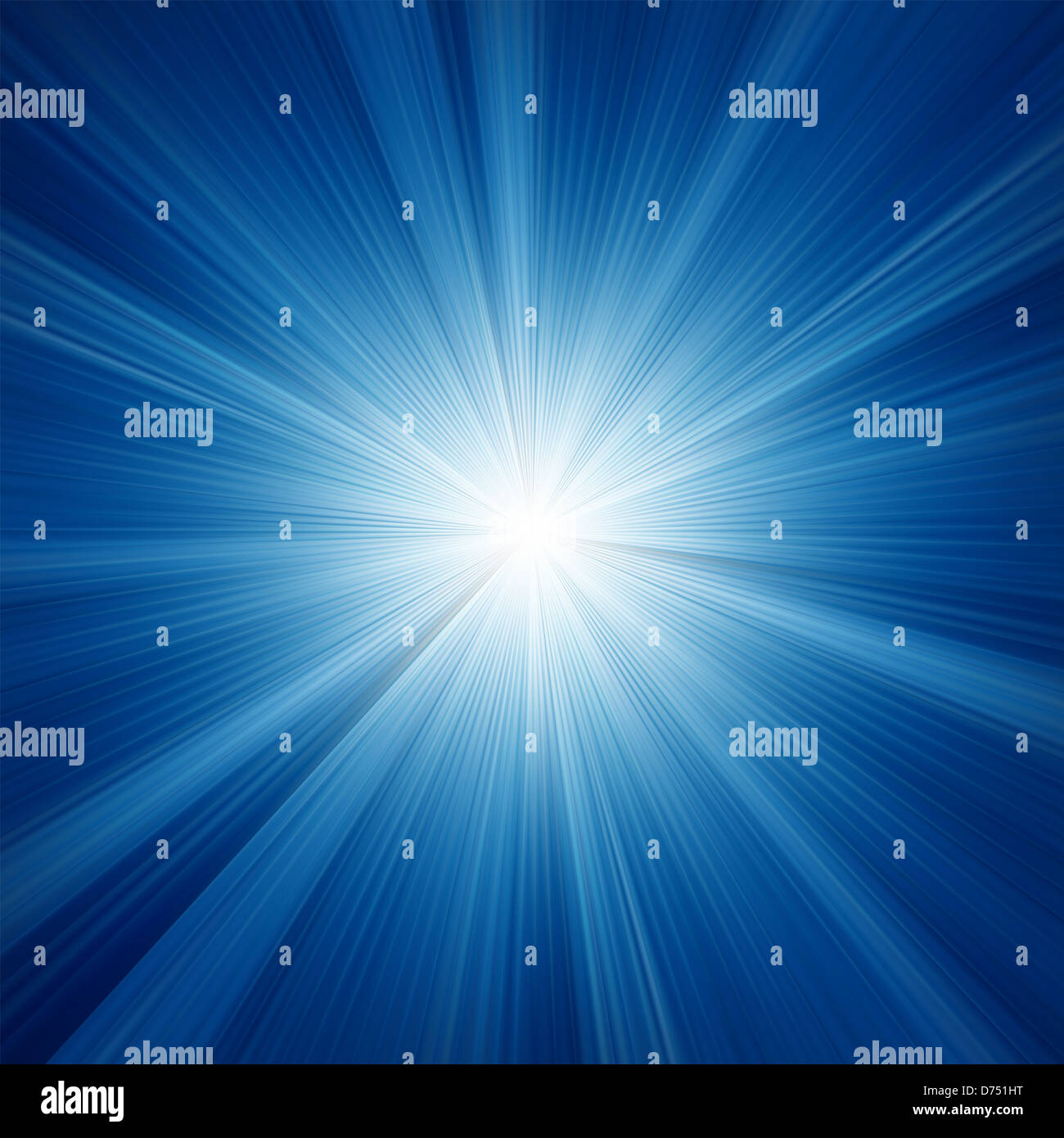 A Blue color design with a burst Stock Photo - Alamy