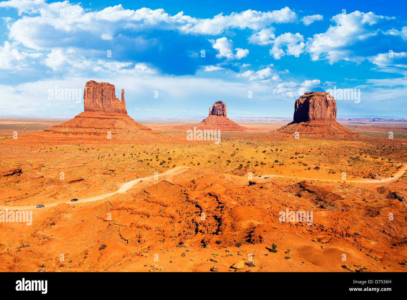 The unique landscape of Monument Valley, Utah, USA Stock Photo - Alamy