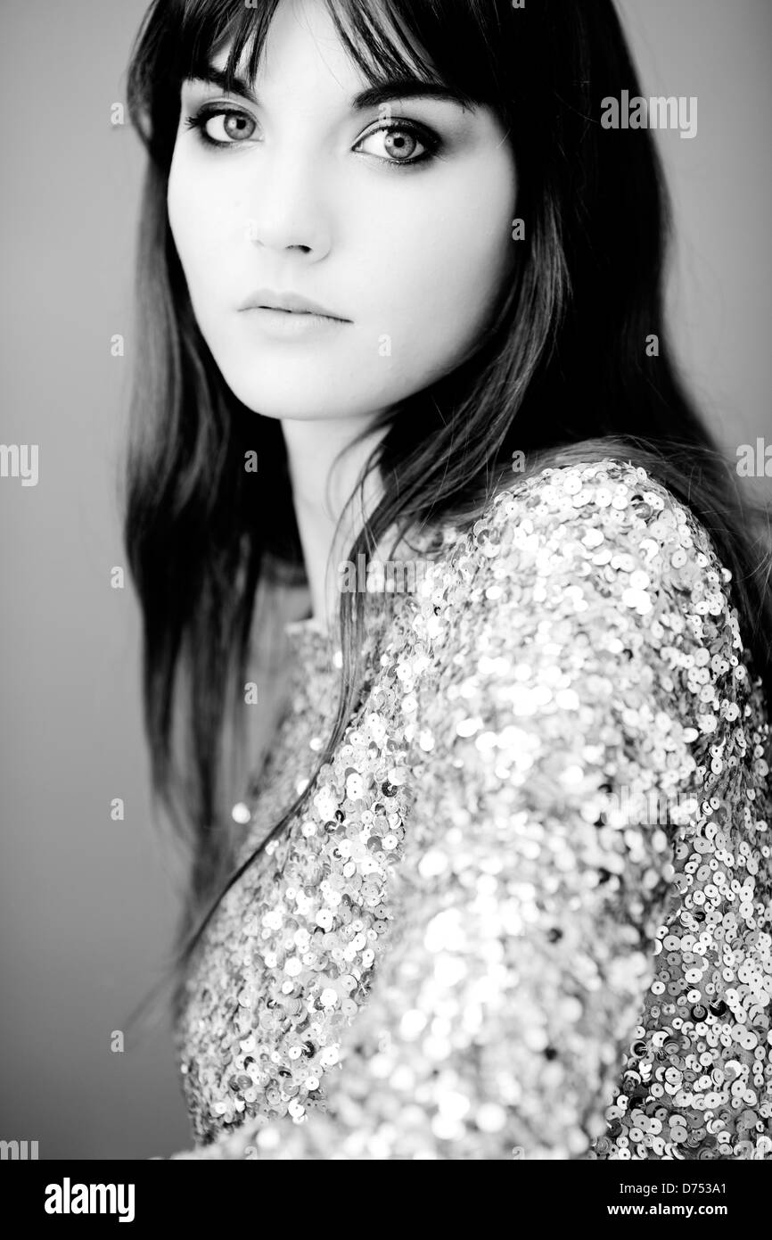 Product for woman Black and White Stock Photos & Images - Alamy