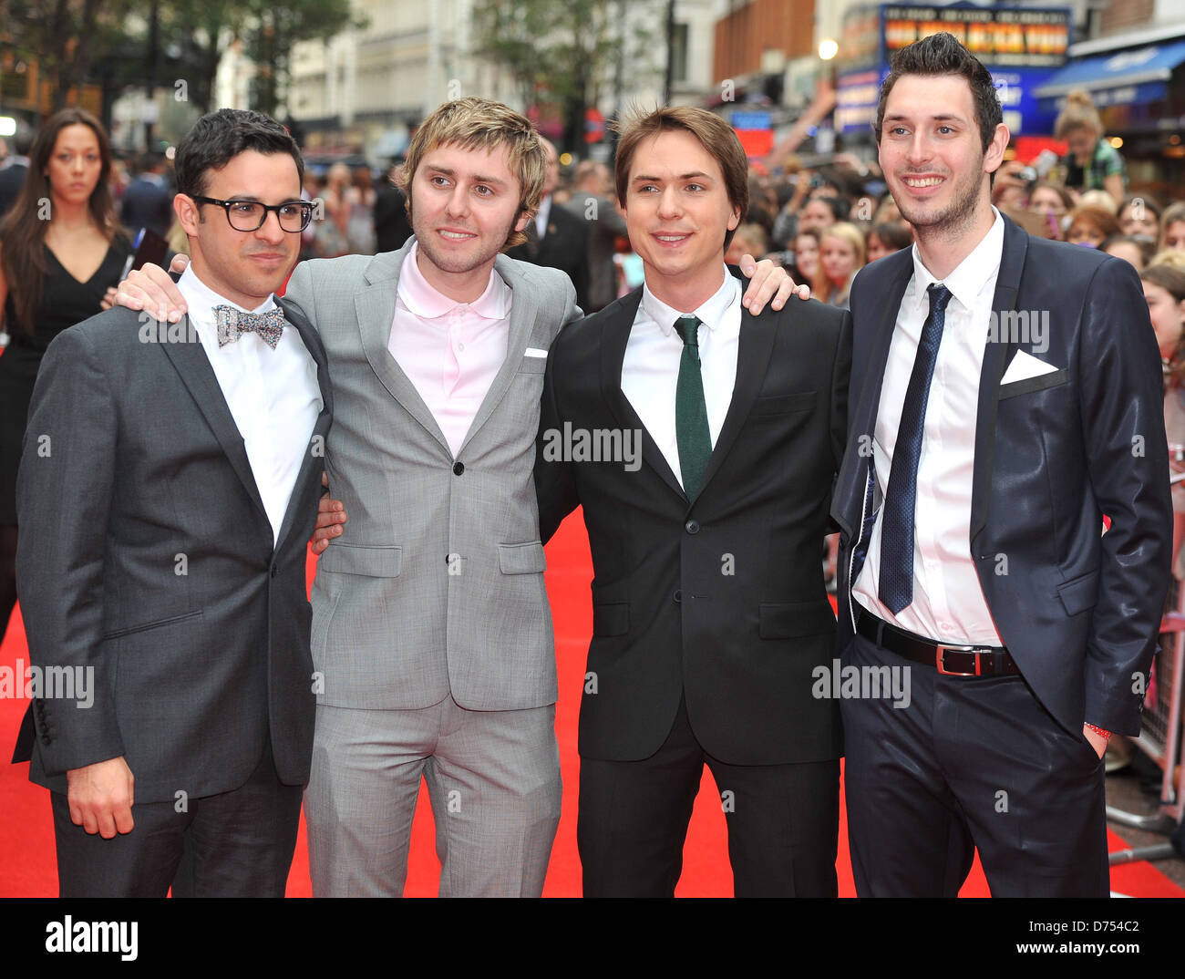 Simon Bird, James Buckley, Blake Harrison, Joe Thomas 'The Inbetweeners ...