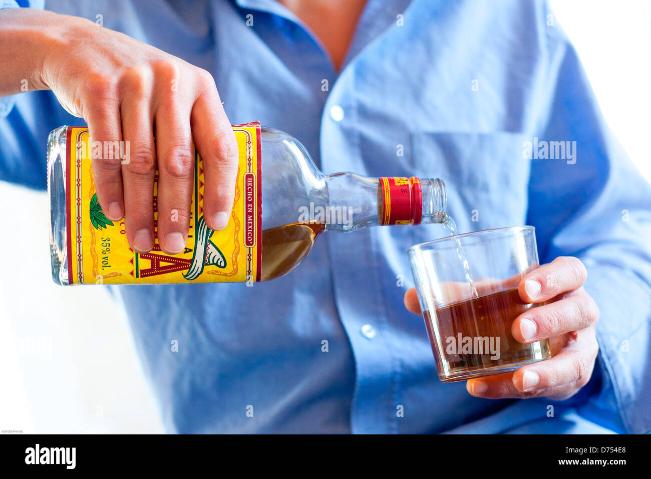 Man drinking Alcohol Stock Photo - Alamy