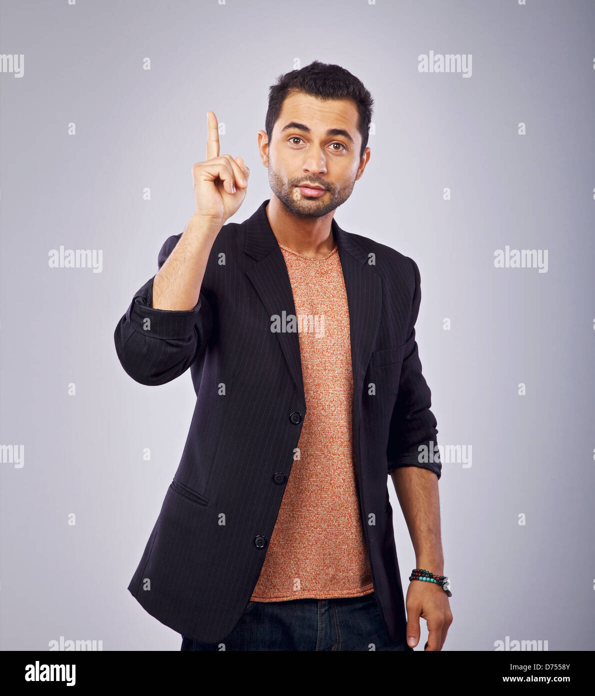 Guy pointing hi-res stock photography and images - Alamy