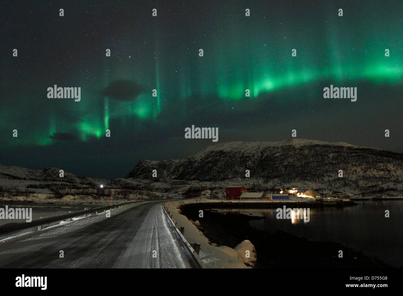 Norway aurora above tromso hi-res stock photography and images - Alamy