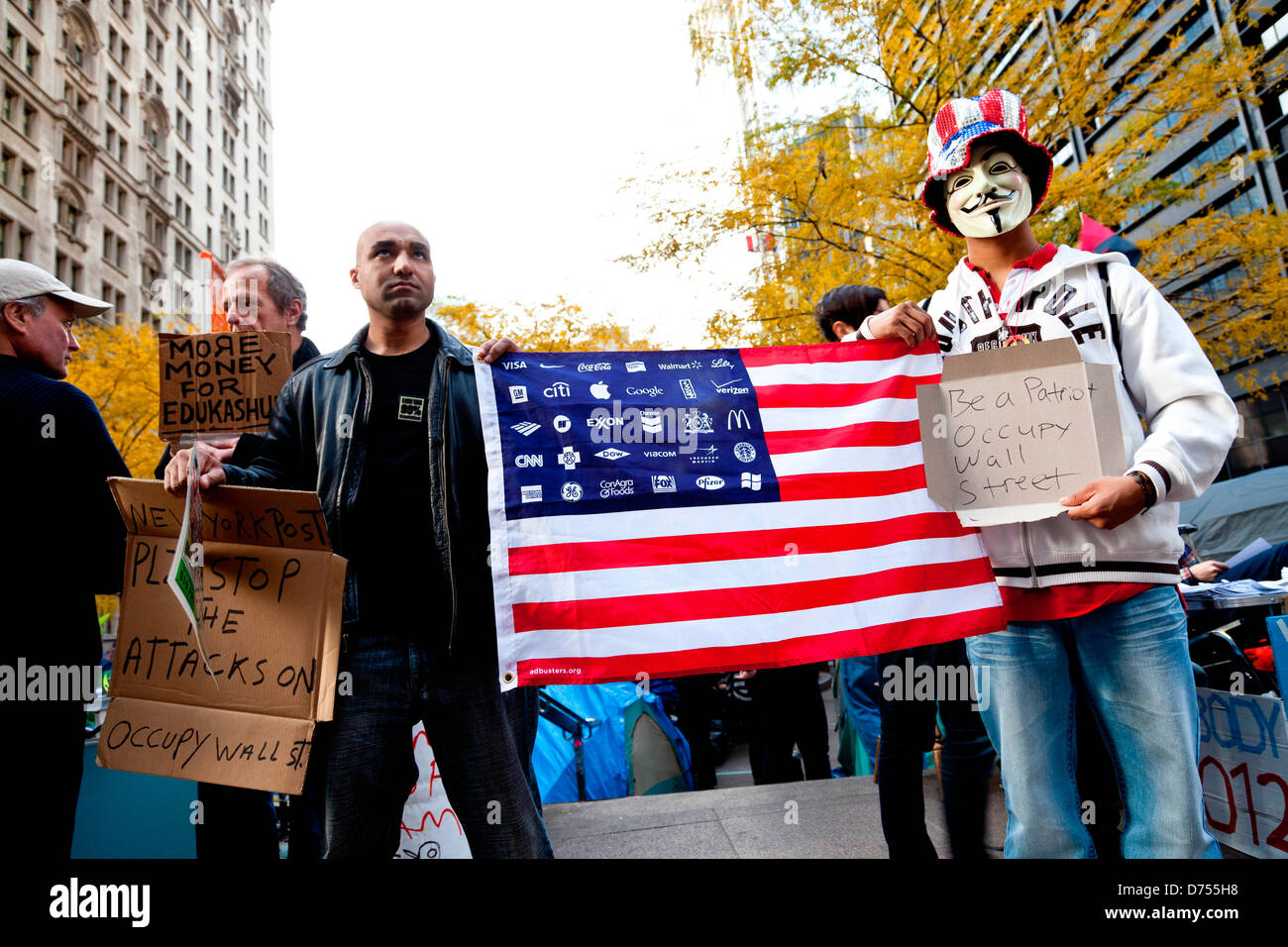 Occupy wall street hi-res stock photography and images - Alamy