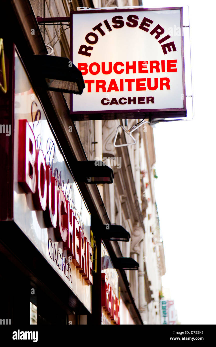 Kosher butcher's shop hi-res stock photography and images - Alamy