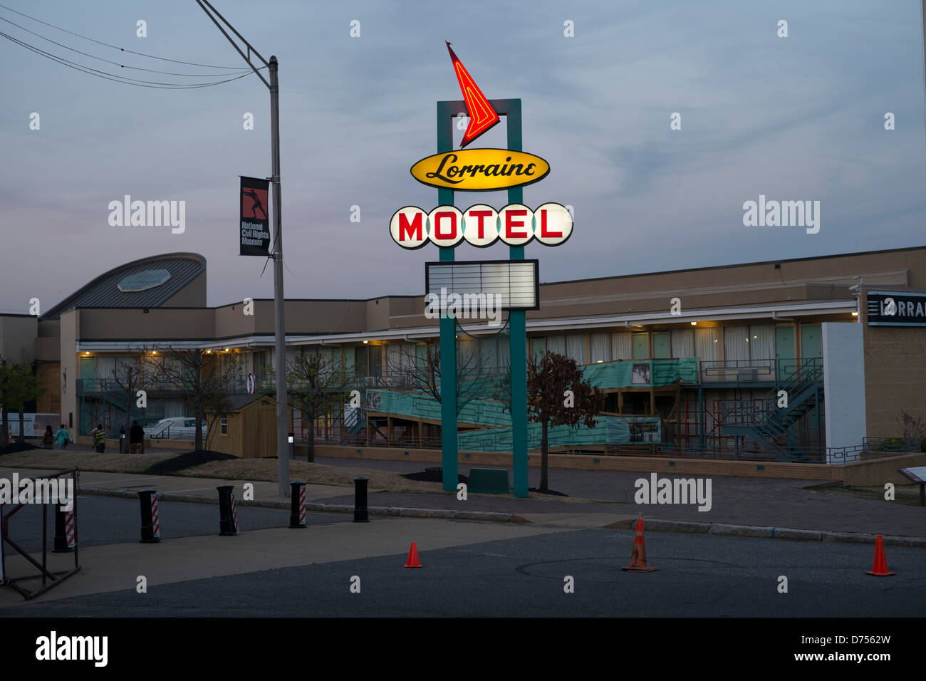 The Lorraine Motel, Memphis, USA where Dr Martin Luther King was killed ...