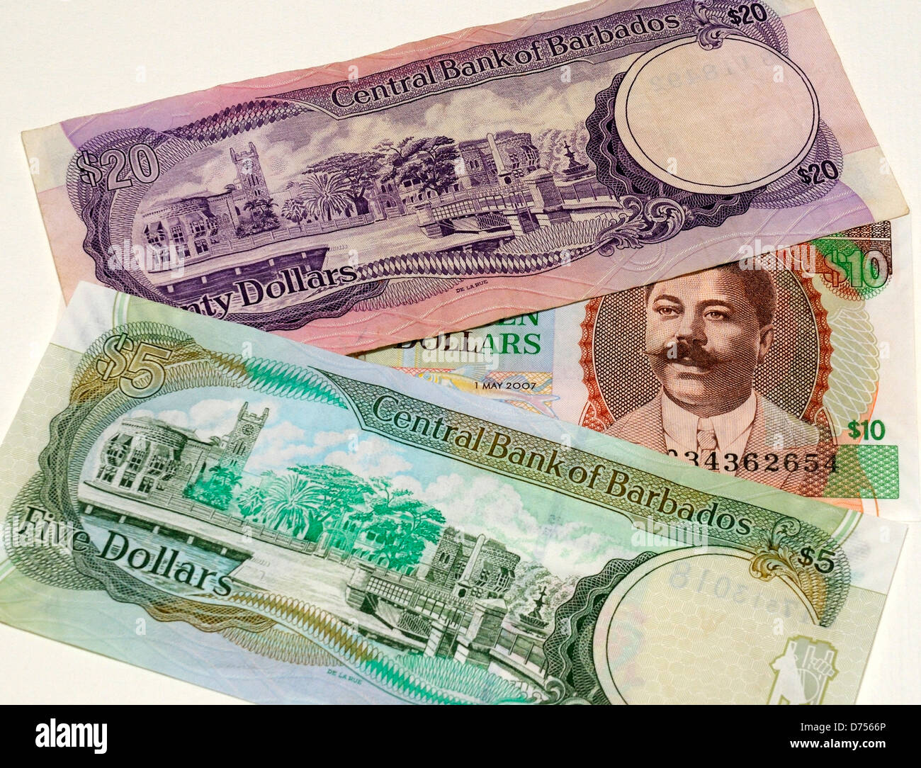 Barbados Bank Notes Stock Photo - Alamy