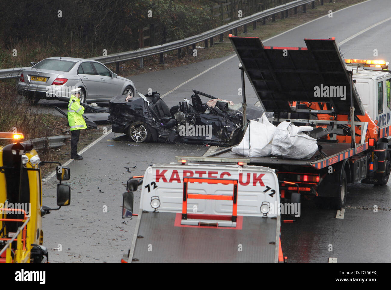 Crash m1 motorway hi-res stock photography and images - Alamy
