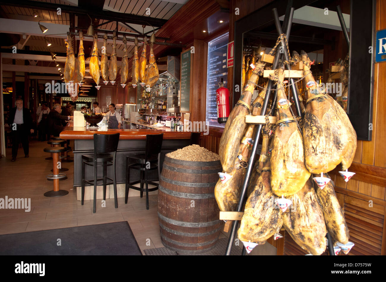 Barcelona tapas sun hi-res stock photography and images - Alamy