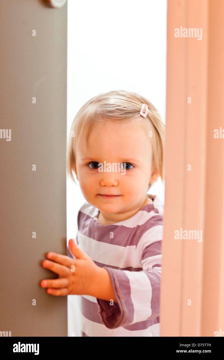 18 Month Old Baby Girl Opening A Door Stock Photo Alamy 18-month-old-baby-girl-opening-a-door-stock-photo-alamy
