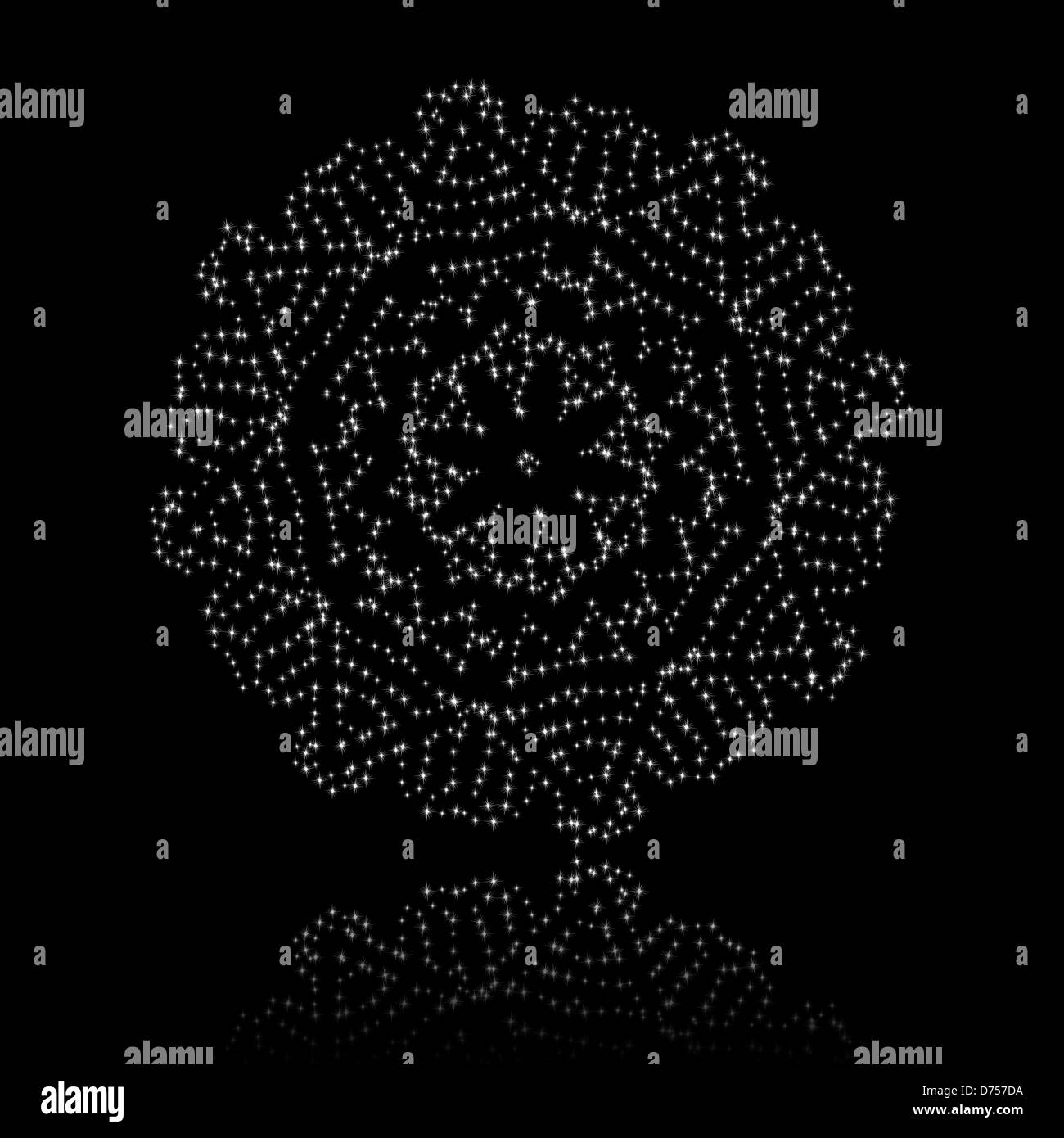 Elegant christmas background snowflake Black and White Stock Photos ...