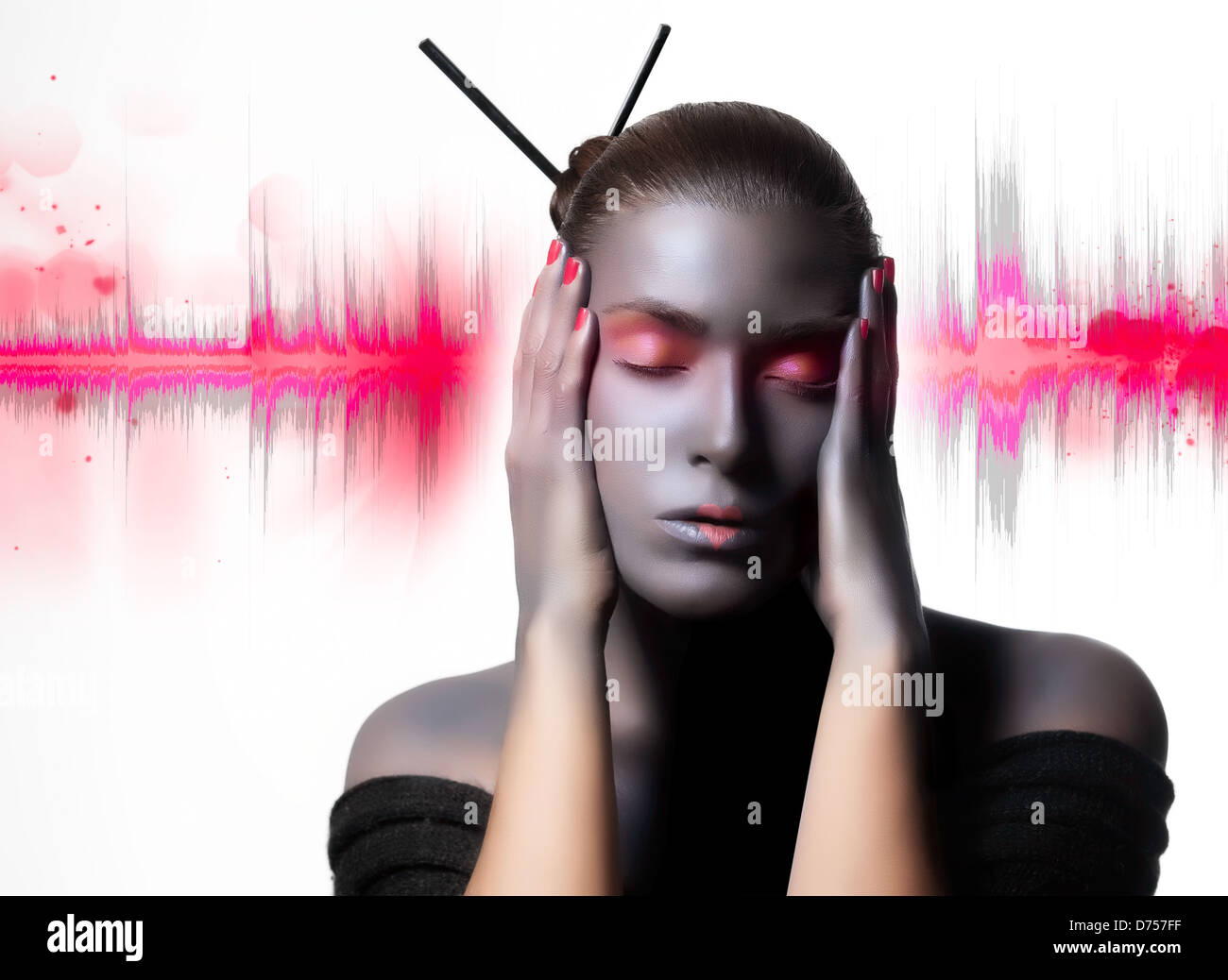 Feeling the Energy of Music. Good Vibrations Stock Photo - Alamy