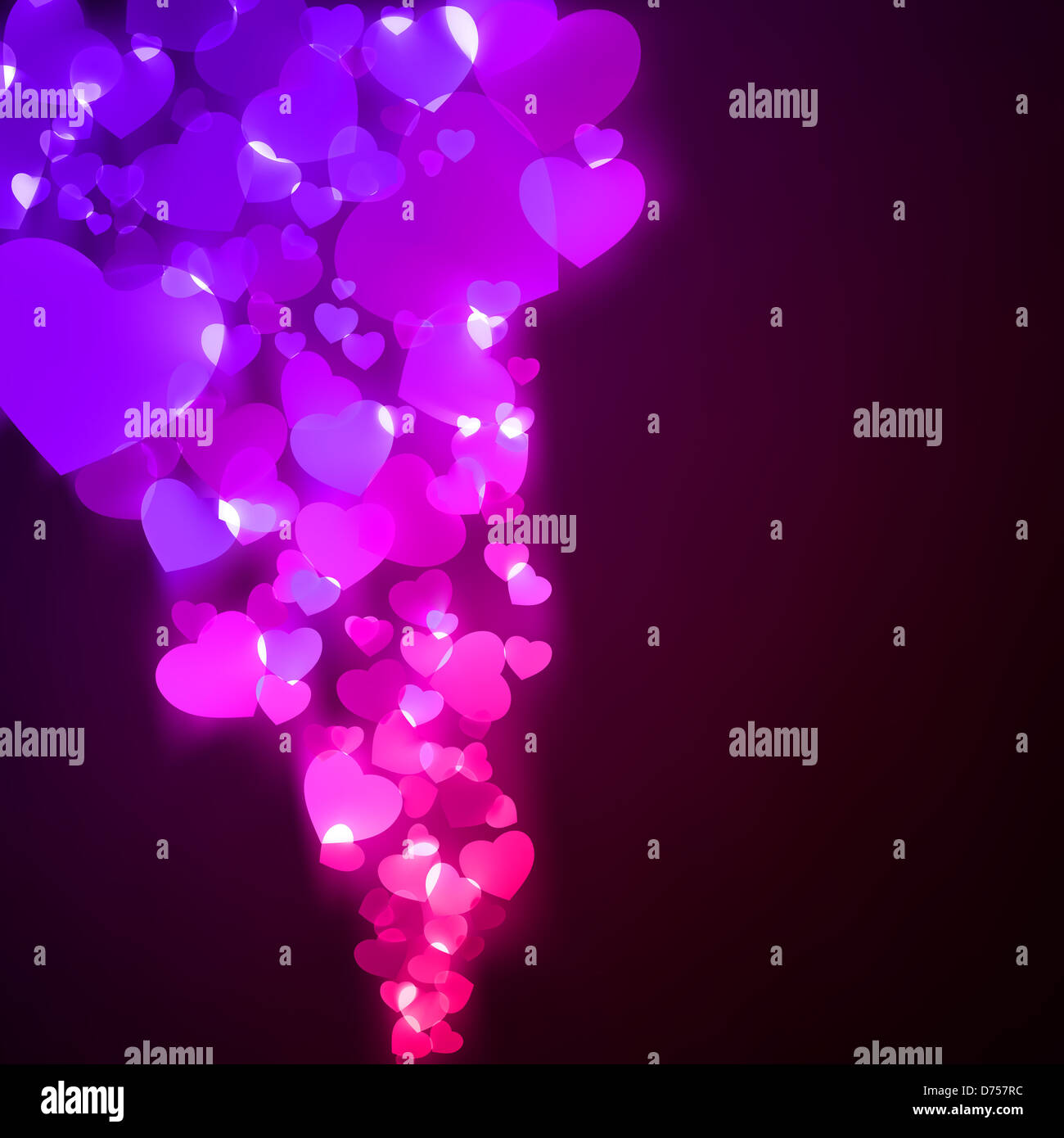 Flying hearts hi-res stock photography and images - Alamy