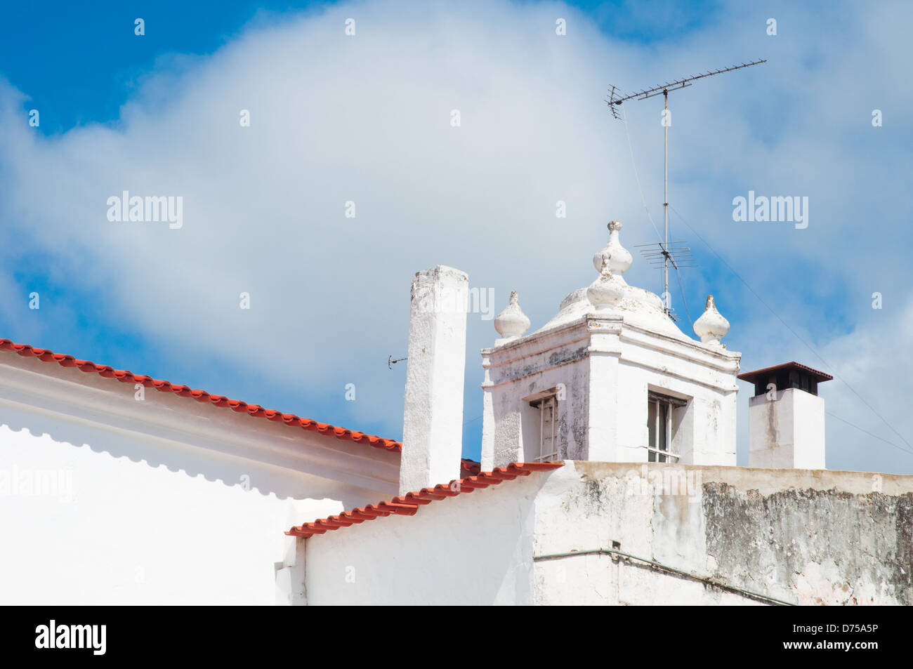 Small tower with television antenna Stock Photo - Alamy