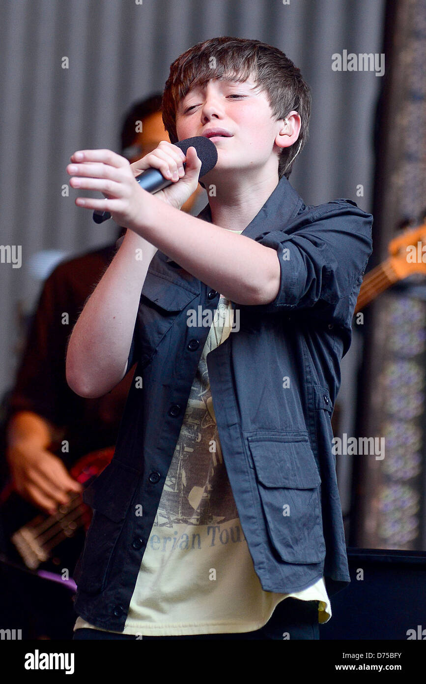Greyson Chance pop singer performing live on the 'Fox & Friends ...