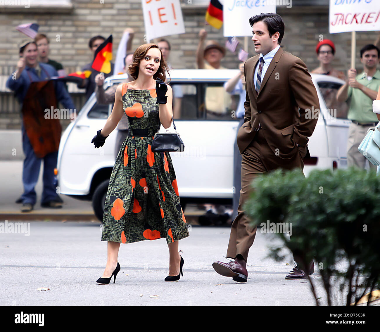 Christina Ricci and Colin Donnell ABC's new TV show 'Pan Am' shooting ...