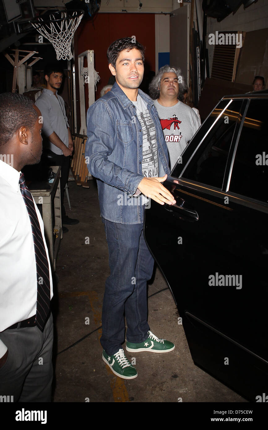 Adrian Grenier outside ABC studios for 'Live With Regis and Kelly' New ...