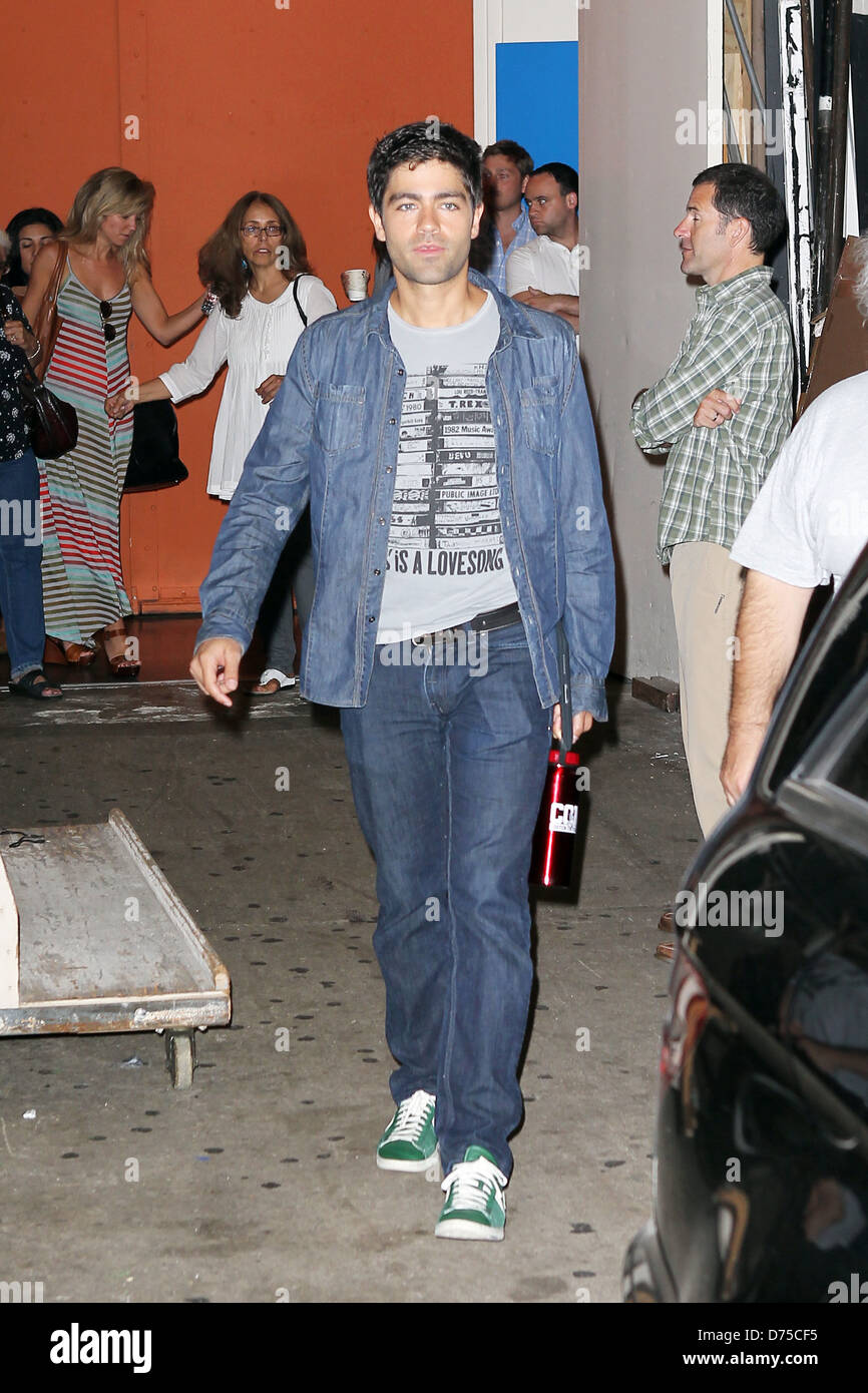 Adrian Grenier outside ABC studios for 'Live With Regis and Kelly' New ...