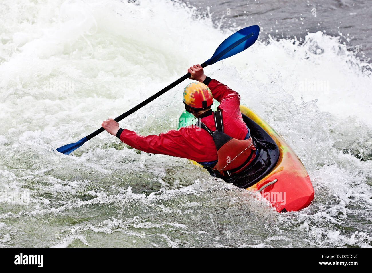 River rapid kayaking hi-res stock photography and images - Alamy