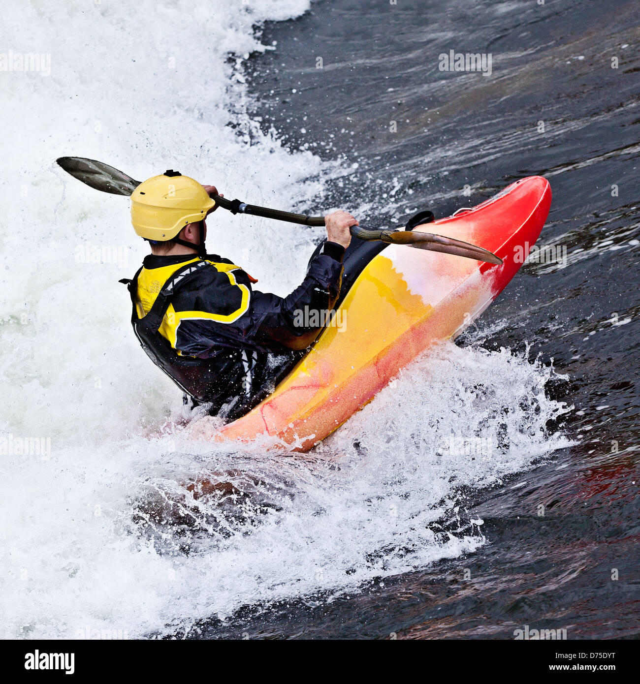 Freestyle whitewater kayaking hi-res stock photography and images - Alamy