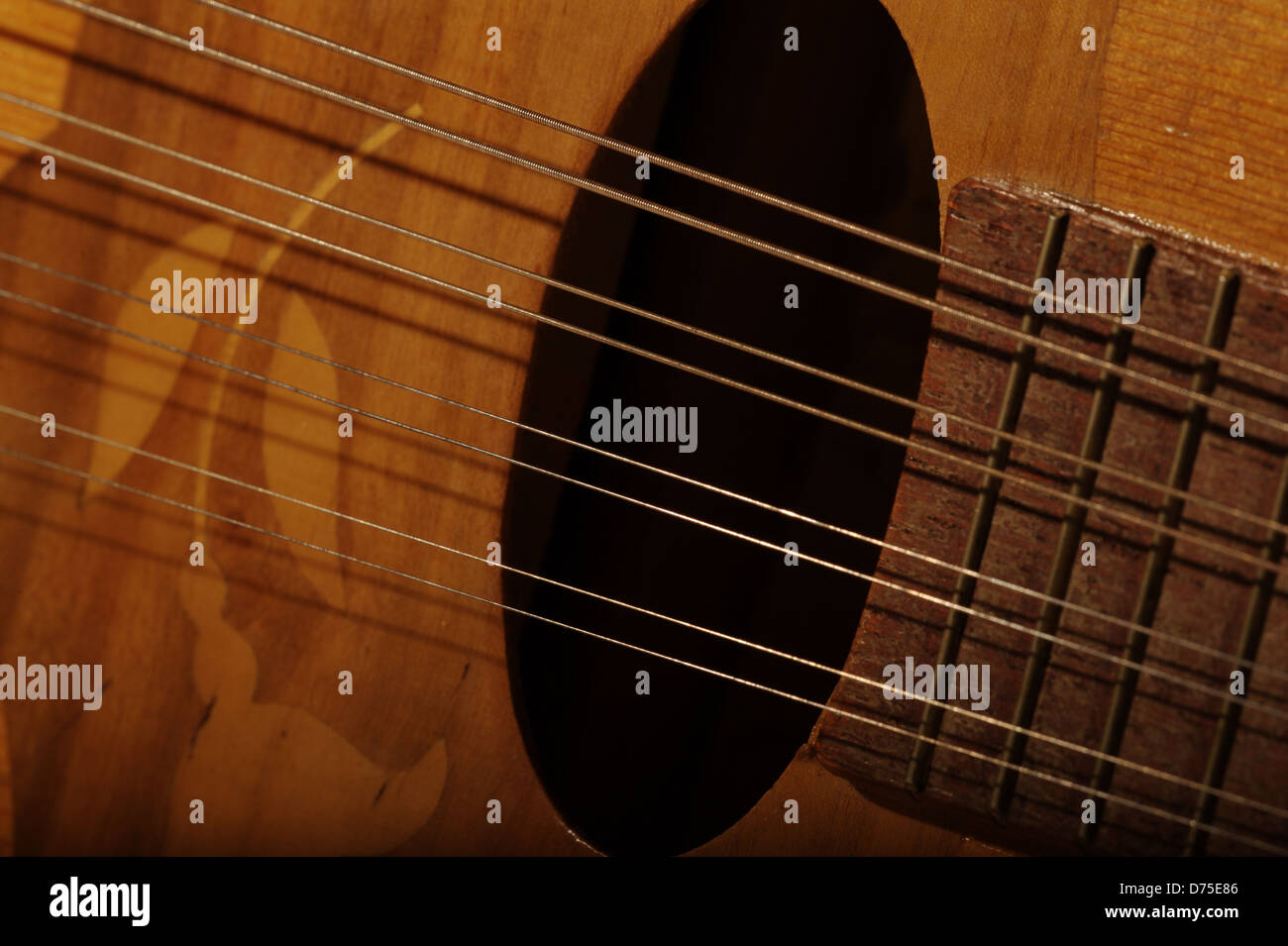 shoot close up on mandolin Stock Photo - Alamy