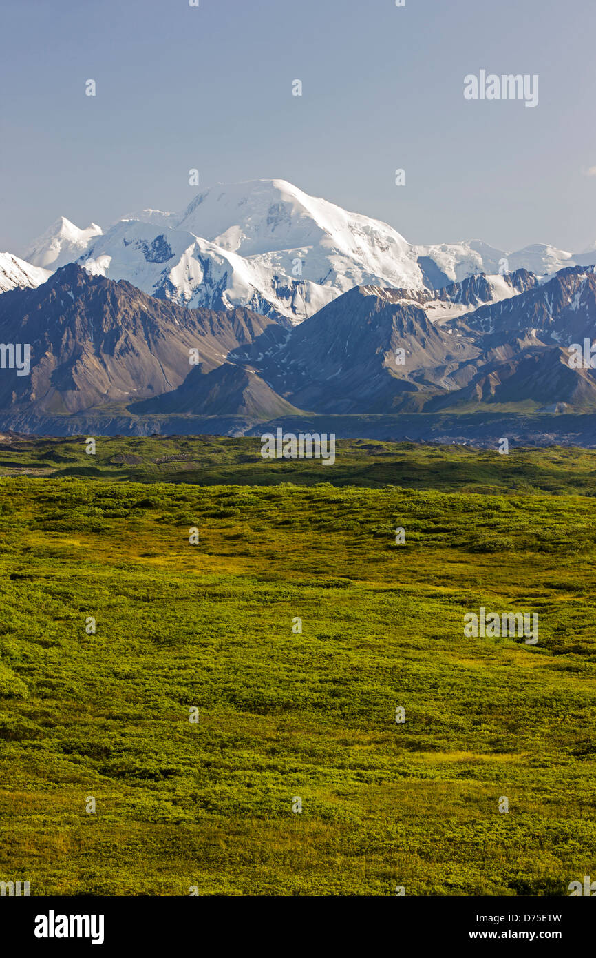Mt. McKinley (Denali Mountain), highest point in North America (20,320 ...