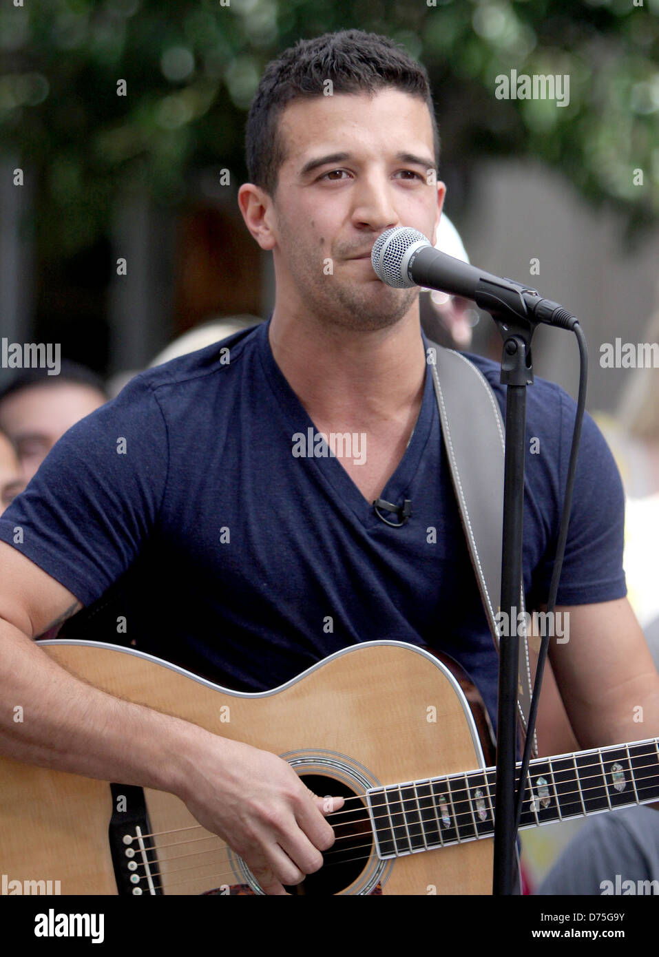 Mark Ballas performing live at The Grove for the entertainment ...