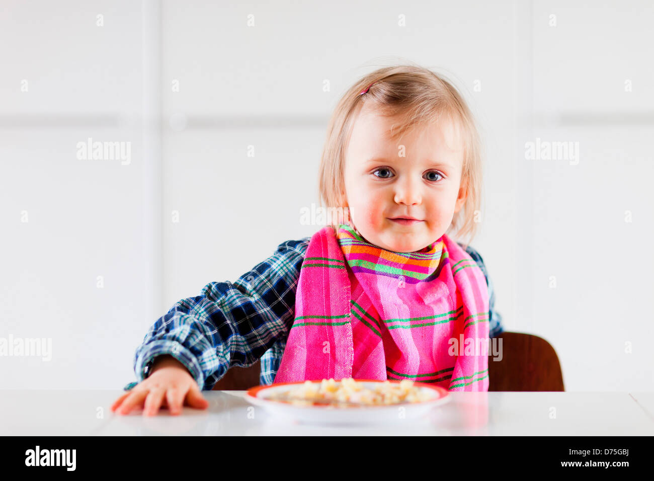 18 month old girl eating hi-res stock photography and images - Alamy